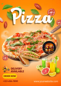 Pizza Promotion flyer Template | PosterMyWall