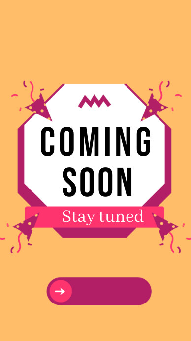 Orange Pastel Coming Soon Announcement Insta Template | PosterMyWall