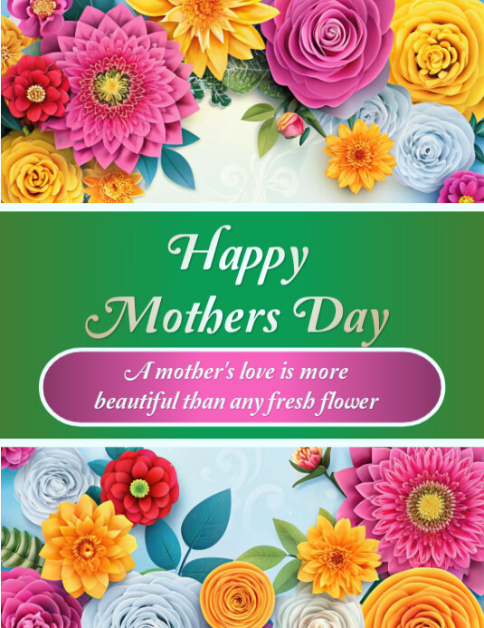 Orange Pastel Happy Mother’s Day : A Mother's Love Is More Beautiful ...