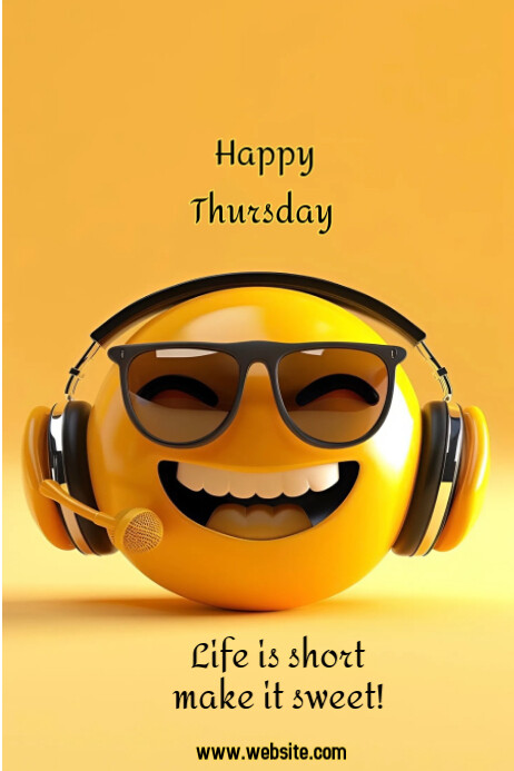 Copy of Orange Pastel Orange Thursday Poster | PosterMyWall