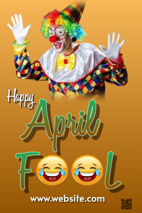 Orange Professional April Poster Template | PosterMyWall