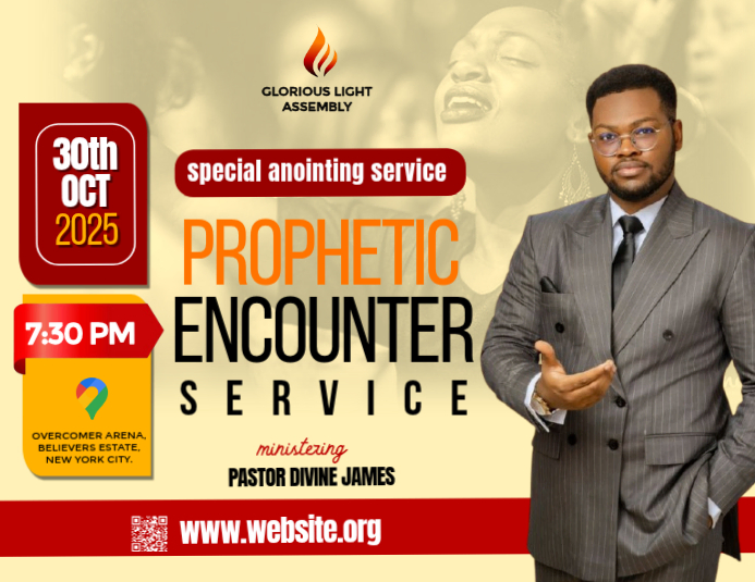 Orange Professional Church Flyer (us Letter) Template | PosterMyWall