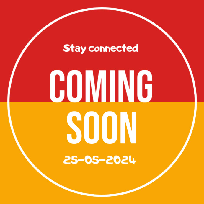 Orange Professional Coming Soon Announcement Instagram Post Template ...