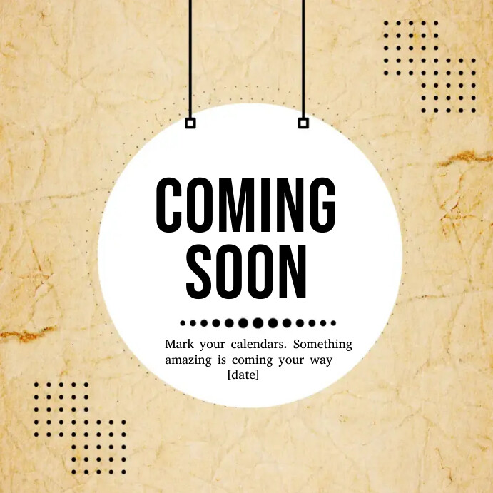 Orange Professional Coming Soon Announcement Template | PosterMyWall