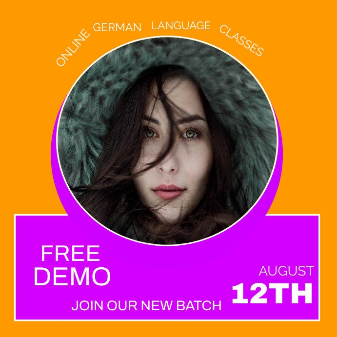 Plantilla de Orange Professional Free Demo Desiogn Instag | PosterMyWall