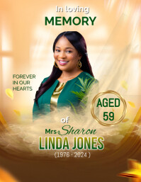 burial flyer design Template | PosterMyWall