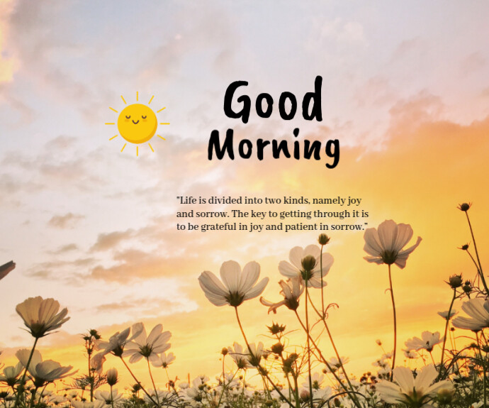 Orange Professional Good Morning Celebration And Medium Rectangle ...