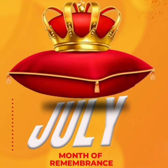 Orange Professional July Instagram Post Template | PosterMyWall