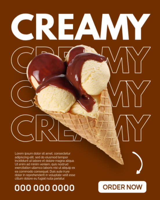 Orange Professional Restaurant Menu Instagram Portrait Template ...