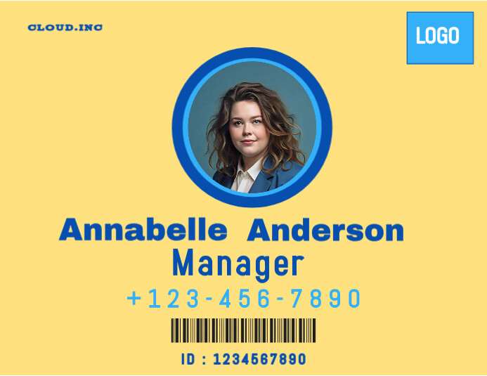 Orange Professional Us Legal Id Card Flyer (us Letter) Template ...