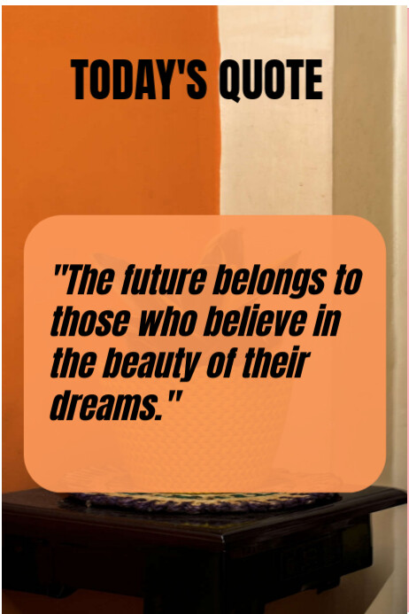 Orange quote templates | PosterMyWall