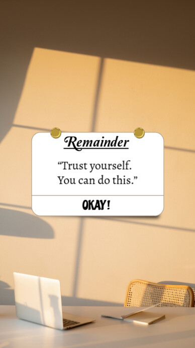 Orange Remainder You Can Do This Instagram Story Template | PosterMyWall