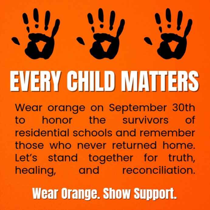 orange shirt day flyer Template | PosterMyWall