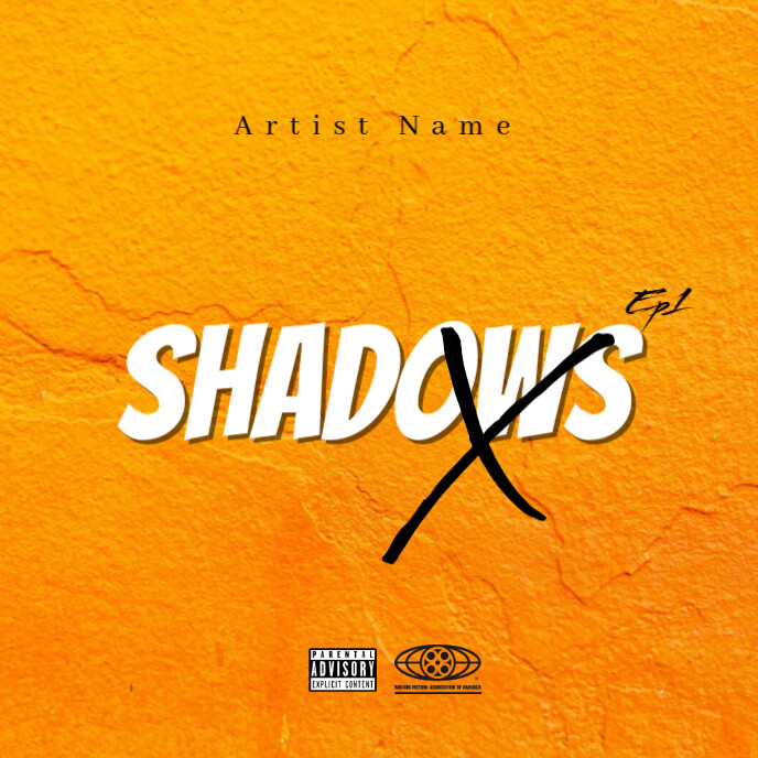 Copy of Orange Texture Mixtape And Album Cover | PosterMyWall