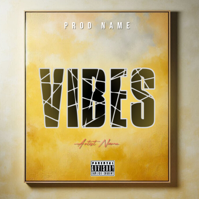 Copy of Orange Typographic Mixtape Cover Album Cover | PosterMyWall