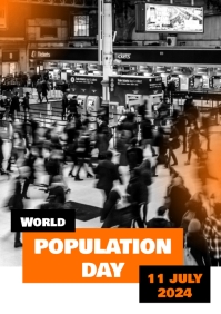 World Population Day A4 Template | PosterMyWall