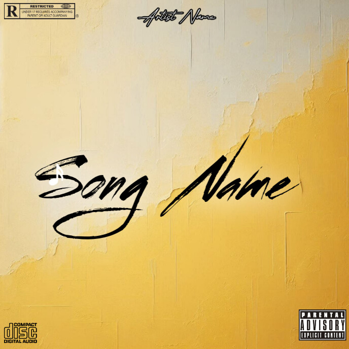 Copy of Orange Vintage Mixtape Cover Album Cover | PosterMyWall