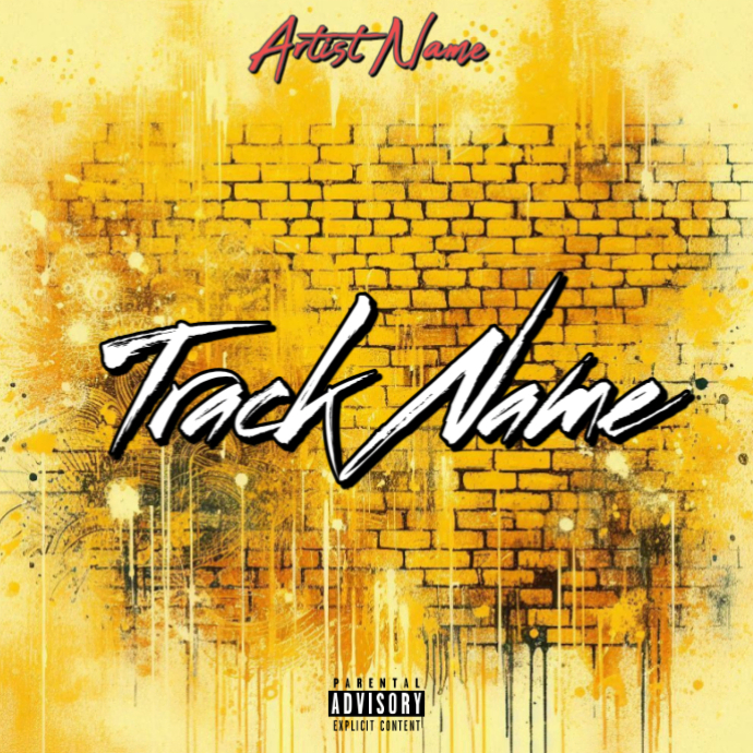 Orange Vintage Mixtape Cover Album Cover Template | PosterMyWall