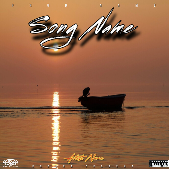 Copy of Orange Vintage Mixtape Cover Album Cover | PosterMyWall