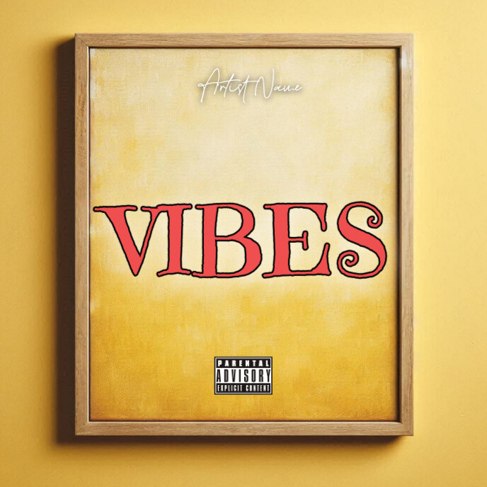 Orange Vintage Mixtape Cover Art Album Cover Template | PosterMyWall