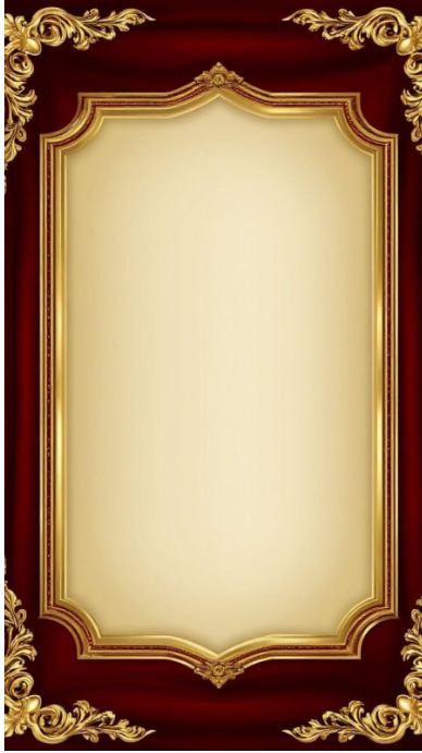 Orange Vintage Scroll Frame Background Instagram Story Template ...