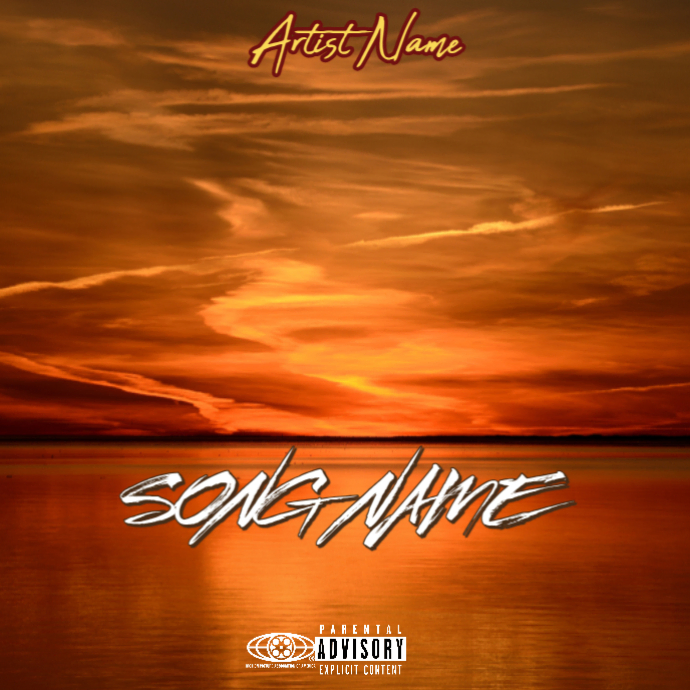 Plantilla de Orange Vintage Sunset Mixtape Cover Album Cover | PosterMyWall