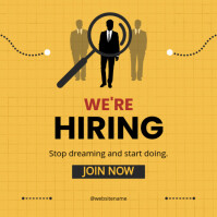 Hiring Instagram Post Template | PosterMyWall