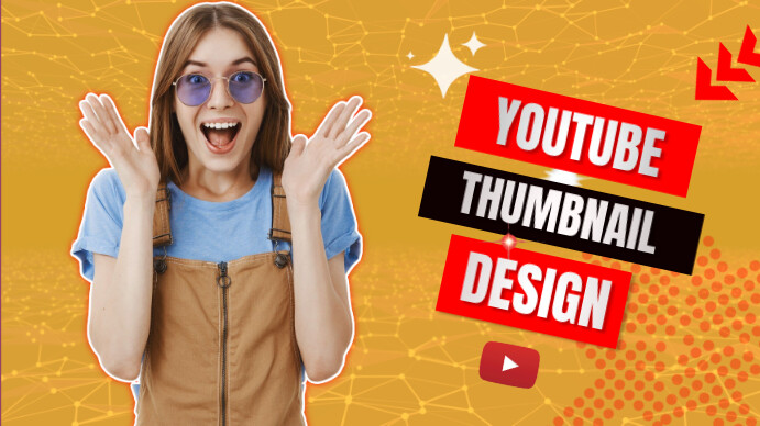 Plantilla de Orange Yellow Youtube Thumbnail | PosterMyWall