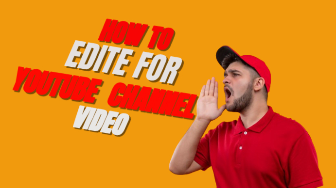 Orange YouTube Video Editing YouTube Thumbnail Template | PosterMyWall
