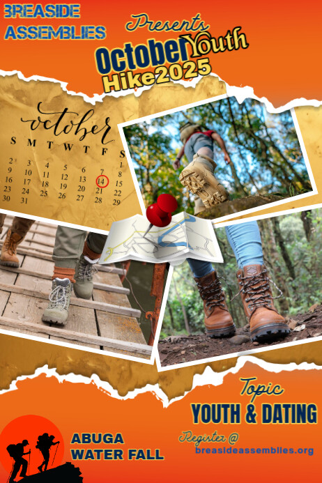 Copy of OrangeMaximalist Hike Poster | PosterMyWall