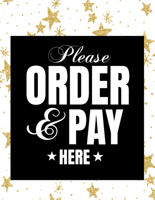 Plantilla de order here order here order form please an order ...