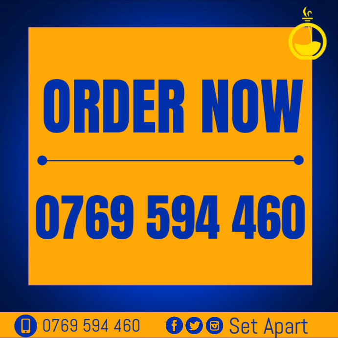 Order Now Flyer Instagram Post Templat | PosterMyWall