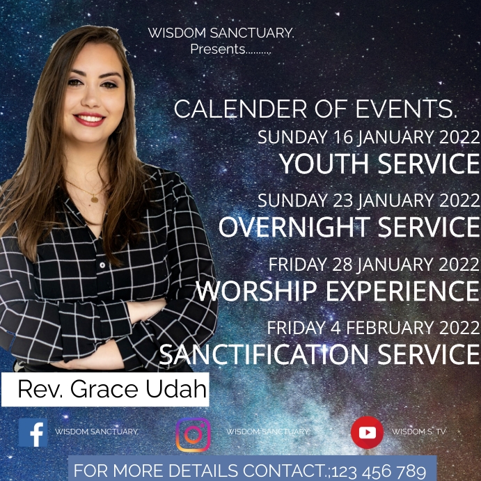 Copy of ORDER OF SERVICES TEMPLATE | PosterMyWall