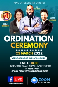 Ordination Template | PosterMyWall