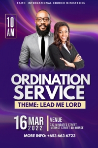 130+ ordination Customizable Design Templates | PosterMyWall