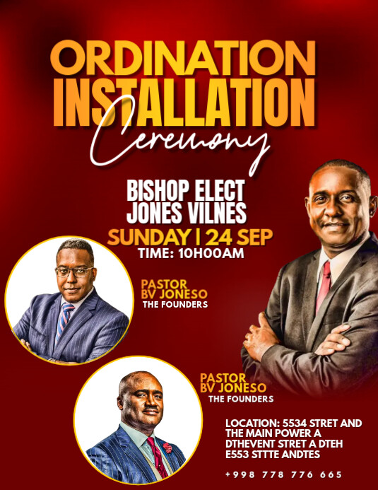 Plantilla de Ordination flyer | PosterMyWall