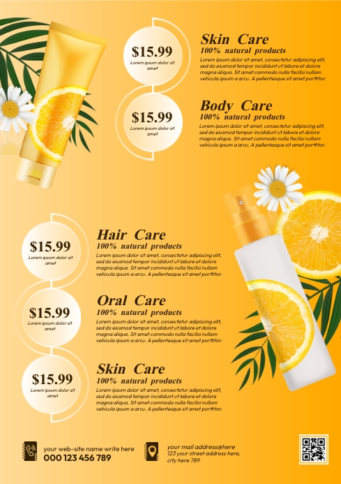 Organic Beauty Products Ads Templat | PosterMyWall