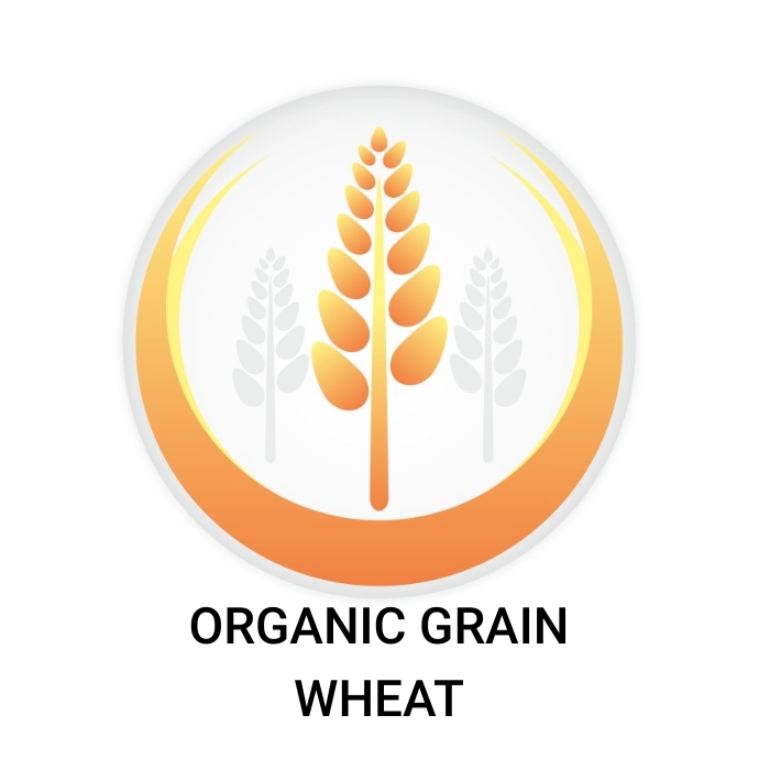Organic grain wheat logo Template | PosterMyWall