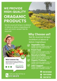 Modern Organic Products Template | PosterMyWall