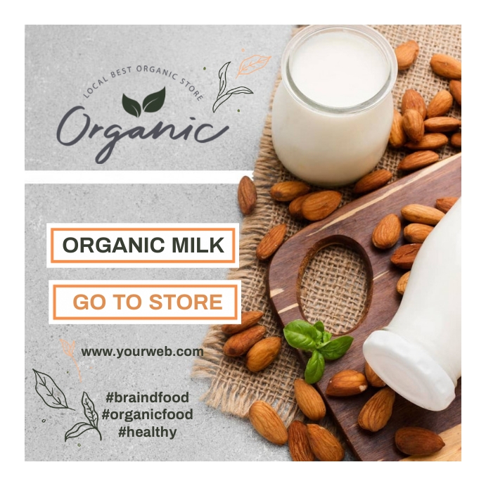 organic store Template | PosterMyWall