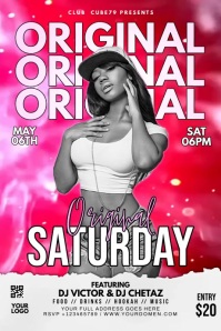 ORIGINAL SATURDAY Template | PosterMyWall