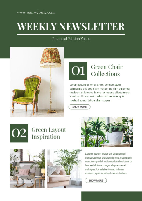Ornamental Plants Newsletter Template | PosterMyWall