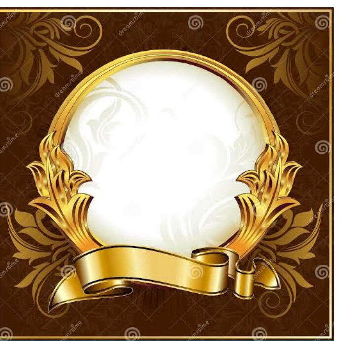 Copy of Ornate gold circle frame | PosterMyWall