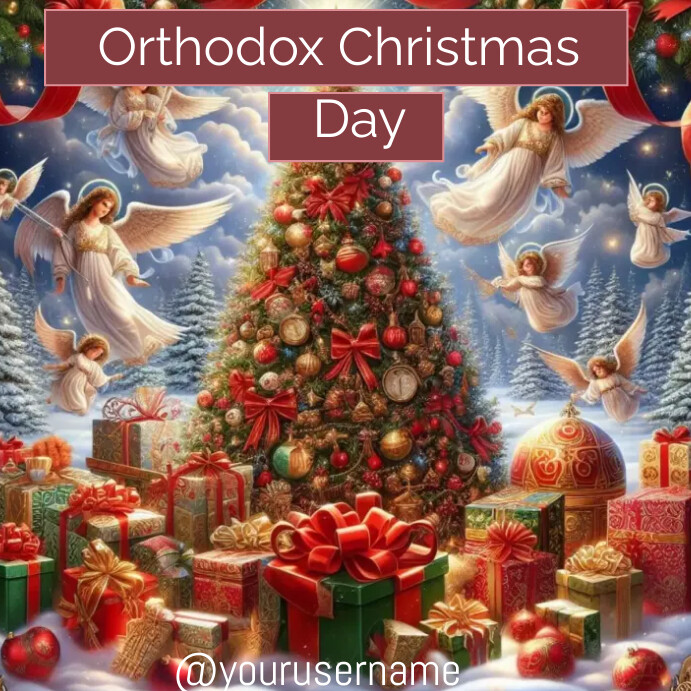 Orthodox Christmas Day Template | PosterMyWall