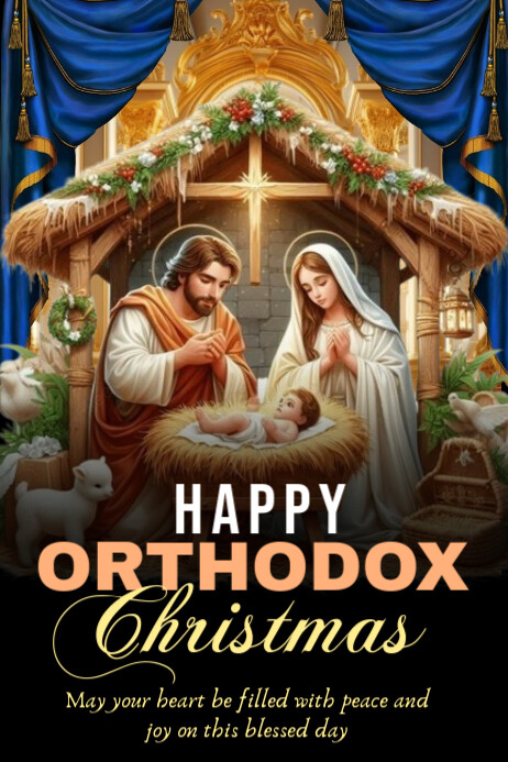 Orthodox Christmas Template | PosterMyWall