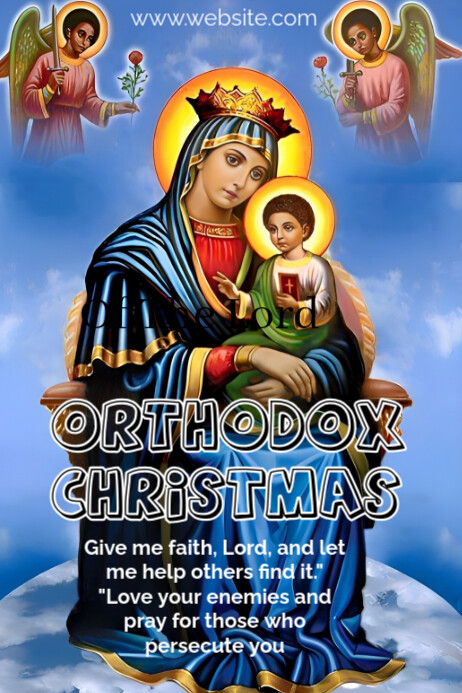 Orthodox Christmas Template | PosterMyWall