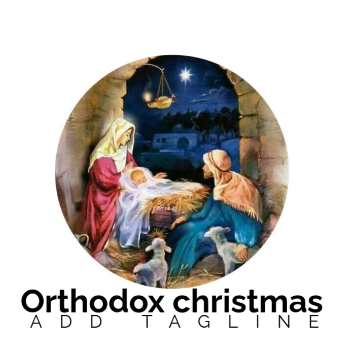 Orthodox Christmas Template | PosterMyWall