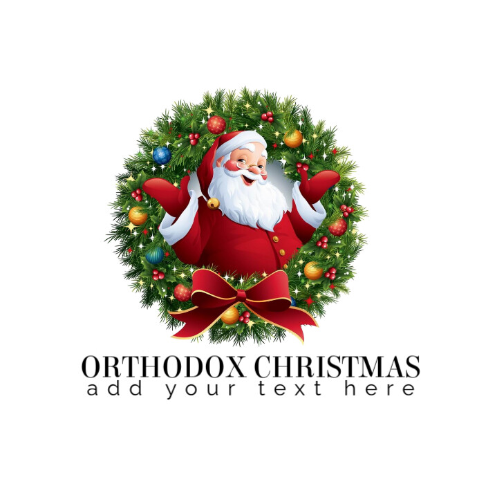 Orthodox Christmas Logo Template | PosterMyWall