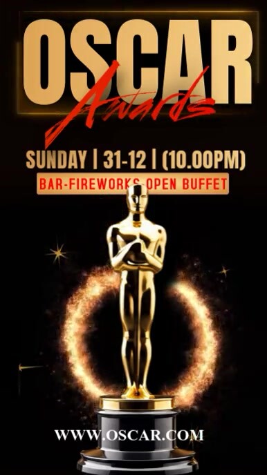 Copy of Oscar Award Posters | PosterMyWall