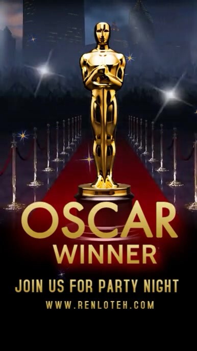 Oscar Awards Poster Templates -Vorlage | PosterMyWall